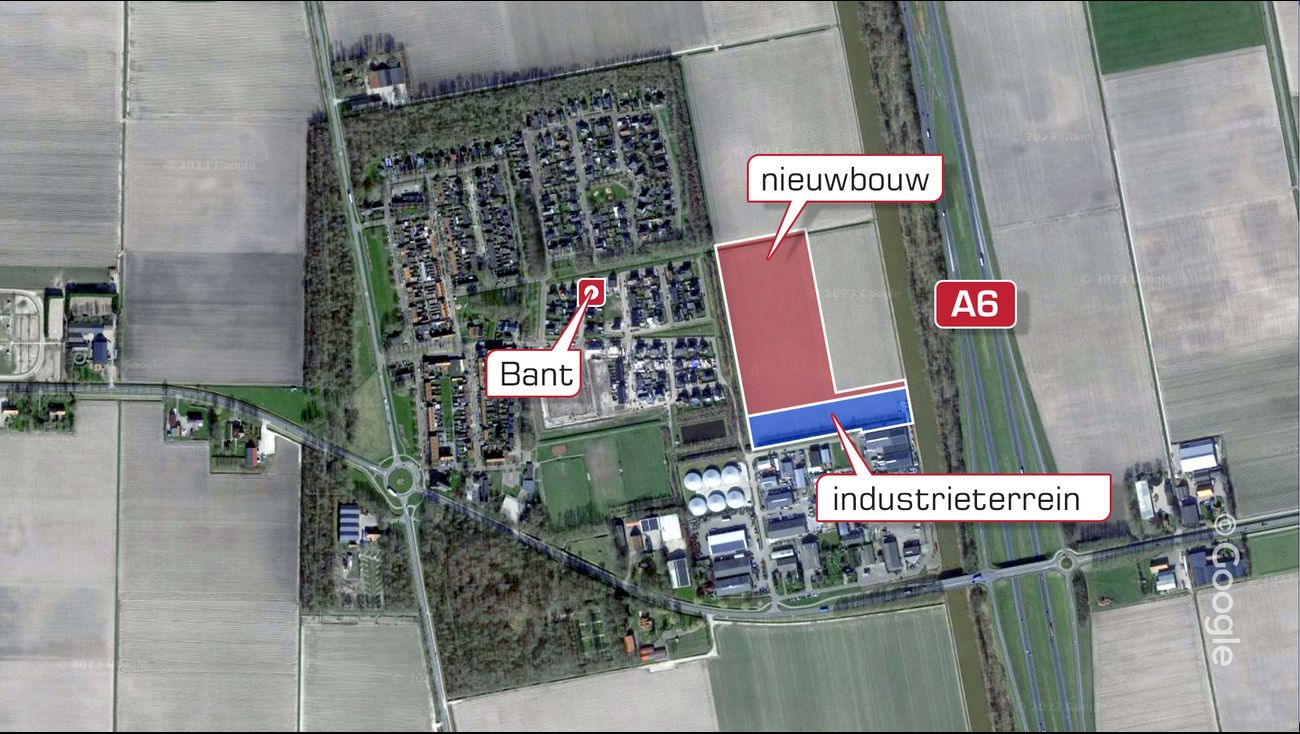 Omroep Flevoland - Nieuws - Gemeente wil in Bant 68 nieuwe huizen en ...