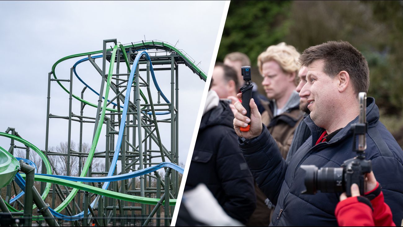 Omroep Flevoland - Nieuws - Pretparkfans mogen nieuwe Walibi-achtbaan ...